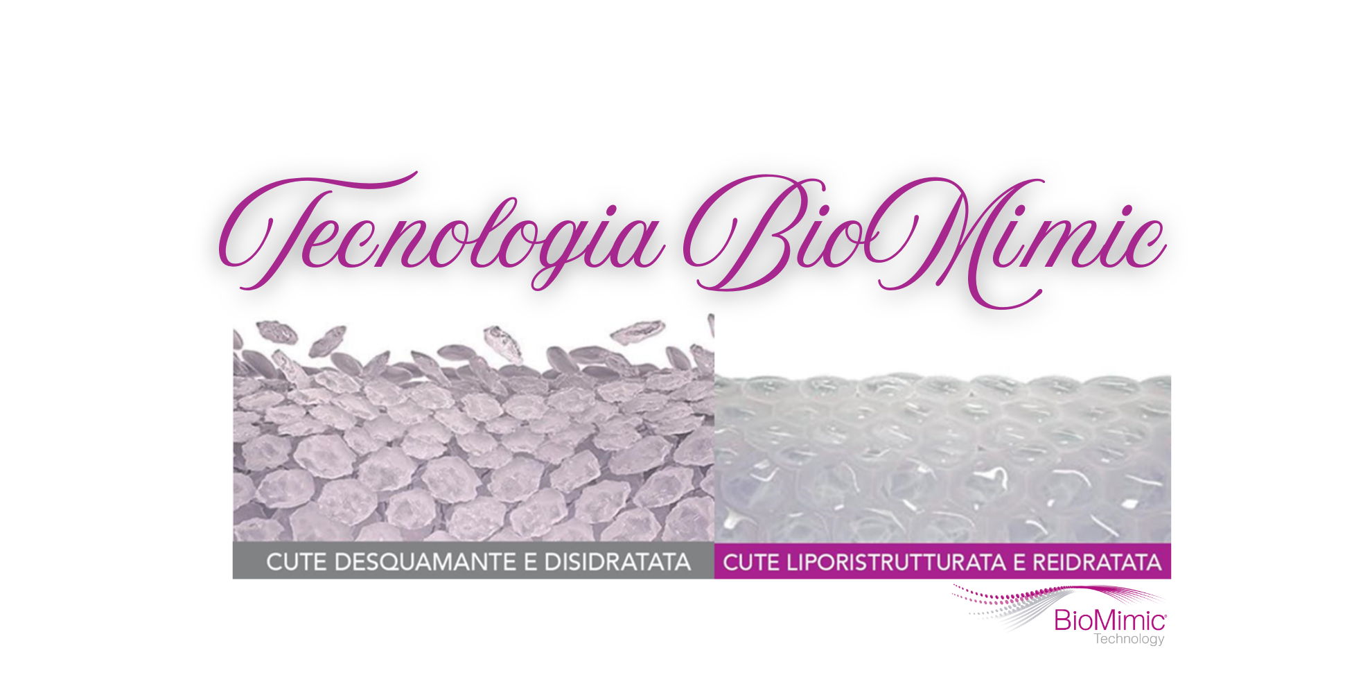 La tecnologia BioMimic - Formula Brevettata - Physiogel